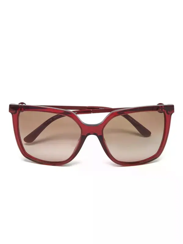 Tory Burch Square-frame Logo-detail Sunglasses