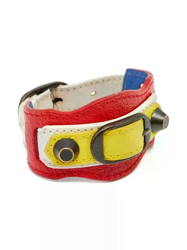 Balenciaga Leather Studded Bracelet