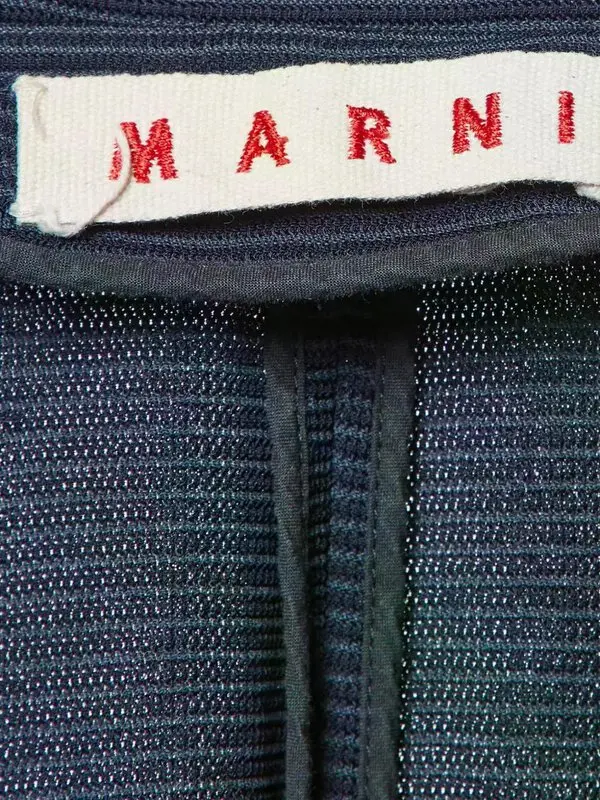 Marni Ribbed Patch-pocket Blazer