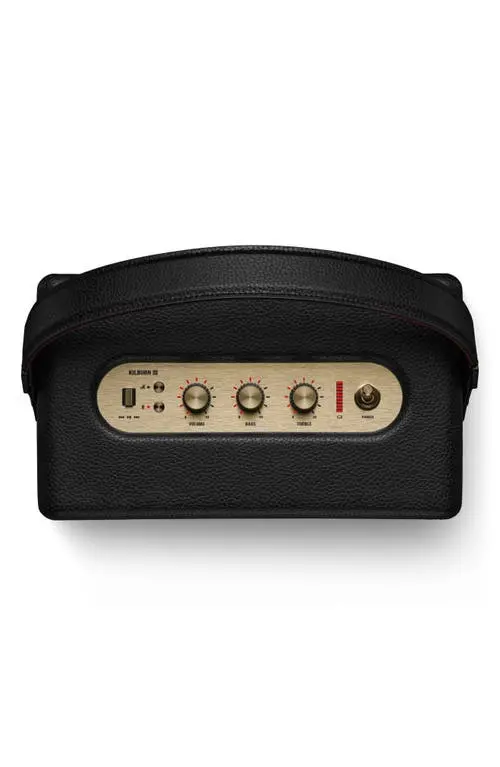 Marshall Kilburn Iii Portable Bluetooth® Speaker - Black And Brass