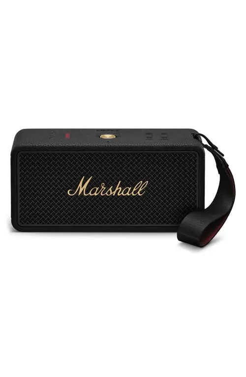 Marshall Middleton Ii Portable Bluetooth® Speaker - Black And Brass