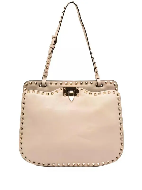 Valentino Garavani 2000-2017 Leather Rockstud Shoulder Bag