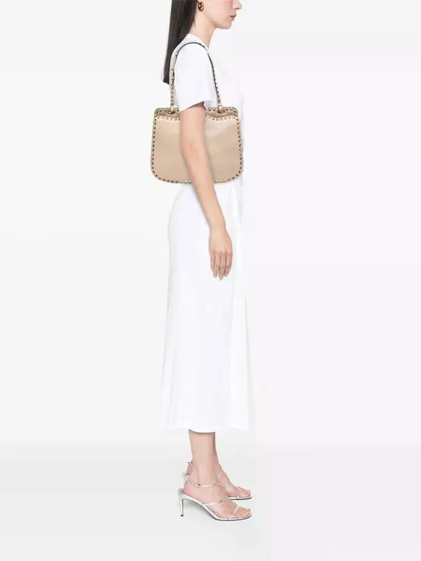 Valentino Garavani 2000-2017 Leather Rockstud Shoulder Bag