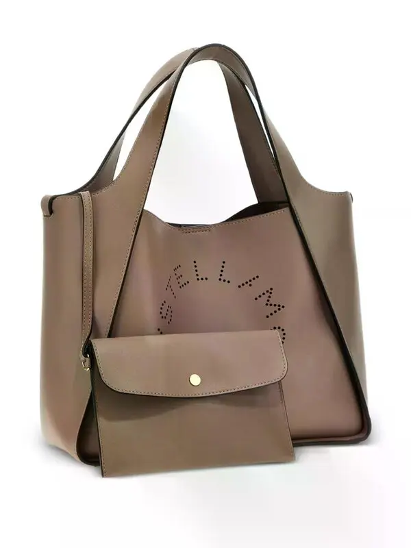 Stella McCartney Openwork Logo Tote Bag