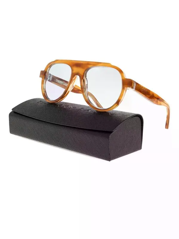 Thierry Lasry Clandesty Browline Sunglasses - Brown
