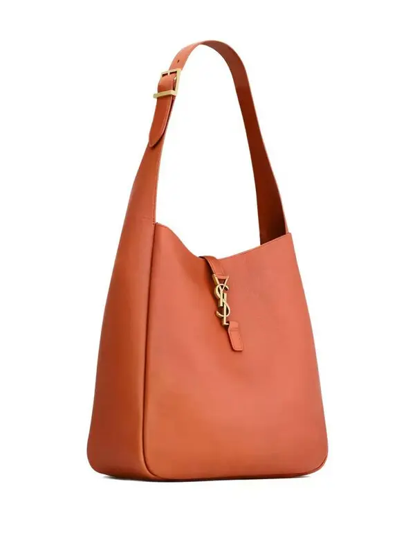 Saint Laurent Large Le 5 À 7 Buckle Leather Shoulder Bag