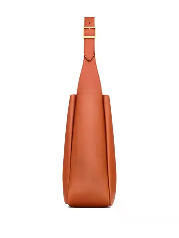 Saint Laurent Large Le 5 À 7 Buckle Leather Shoulder Bag
