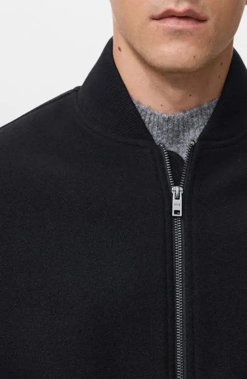 Mango Zip-up Bomber Jacket