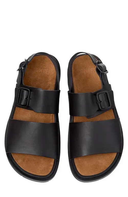 Camper Lluc Two-strap Sandal - Black