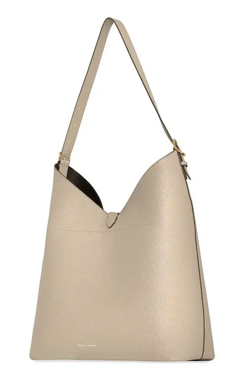 Rebecca Minkoff Megan Leather Hobo Bag - Stone