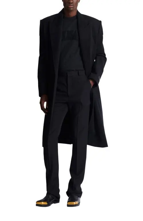Balmain Wool Darted Trousers
