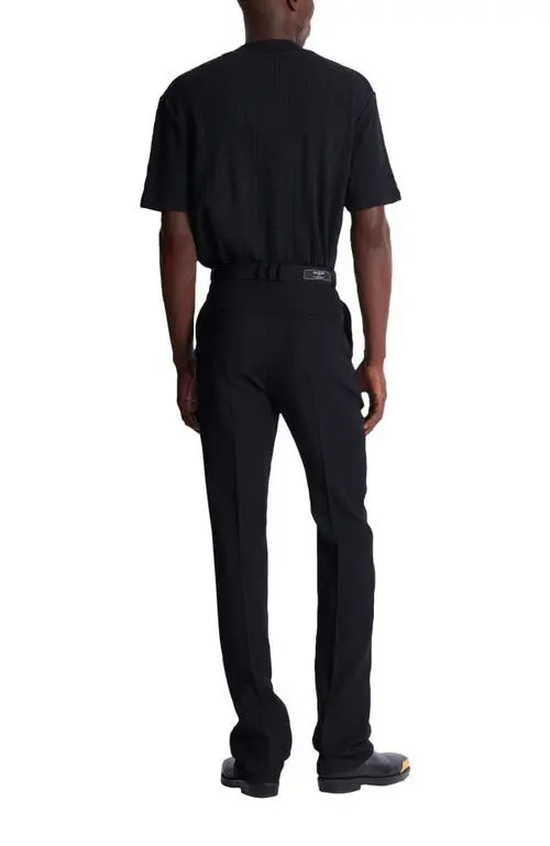 Balmain Wool Darted Trousers