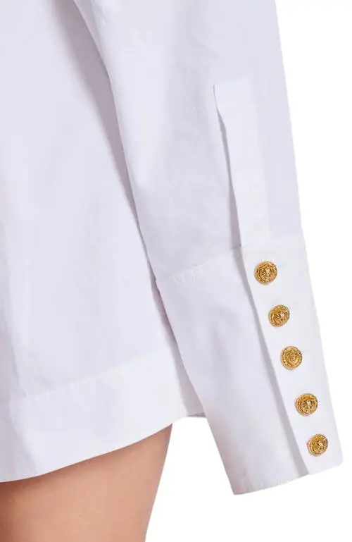 Balmain Poplin Shirt Dress