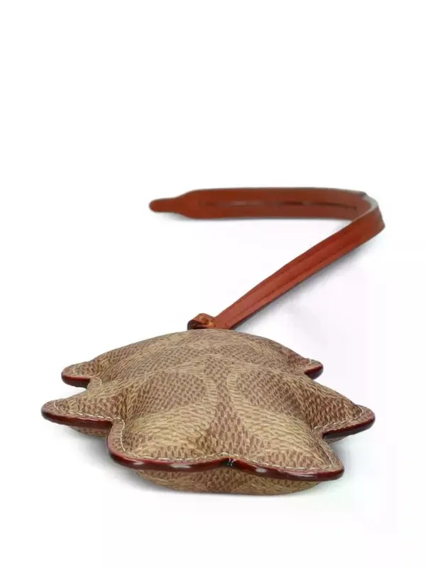 COACH Bear Patterned Keyring