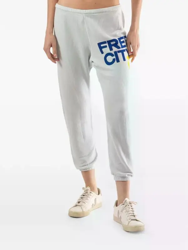 FREECITY Logo-print Track Pants