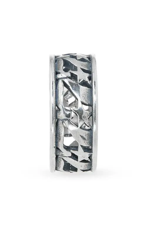 TWOJEYS 777 Stars Sterling Ring