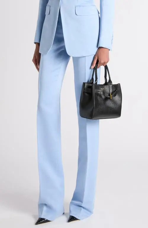 TOM FORD Small Audrey Grained Leather Tote - Black