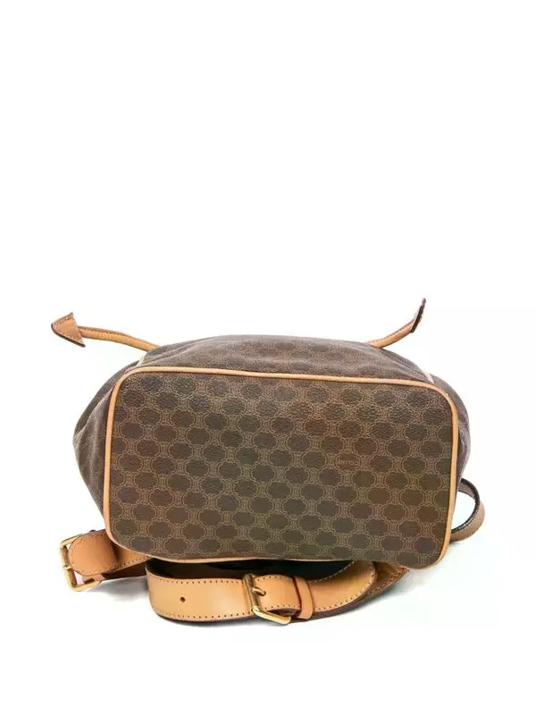 Celine Macadam-print Drawstring Backpack