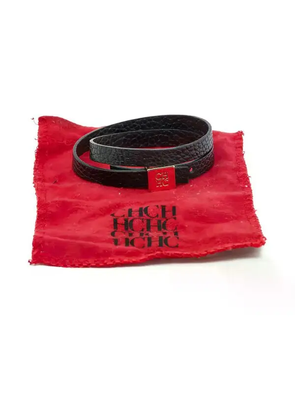 Carolina Herrera Leather Bracelet