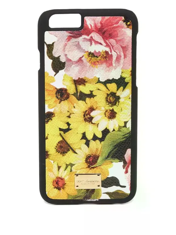 Dolce & Gabbana Floral-print Iphone 6 Case - Black