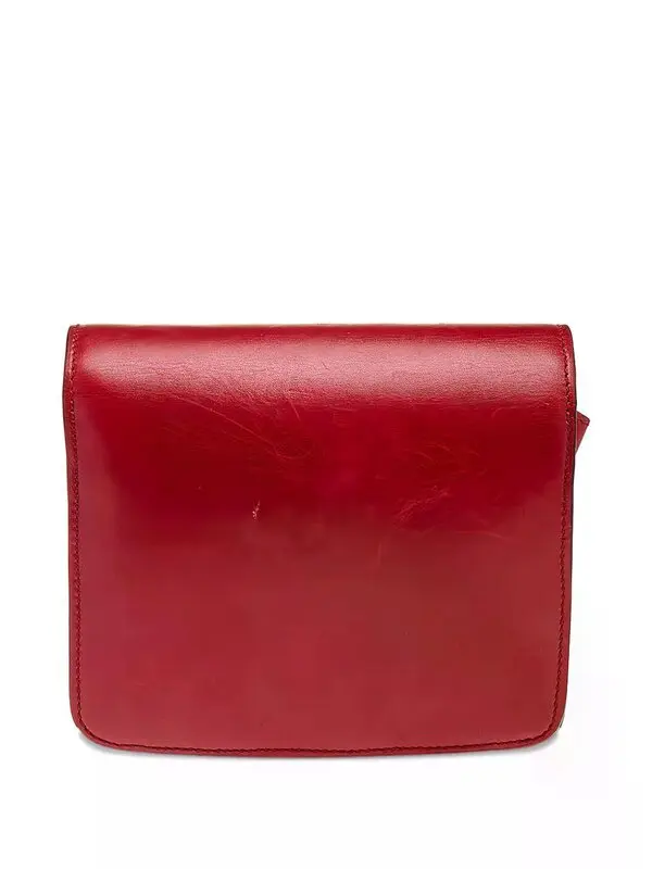 Celine Classic Box Shoulder Bag - Red