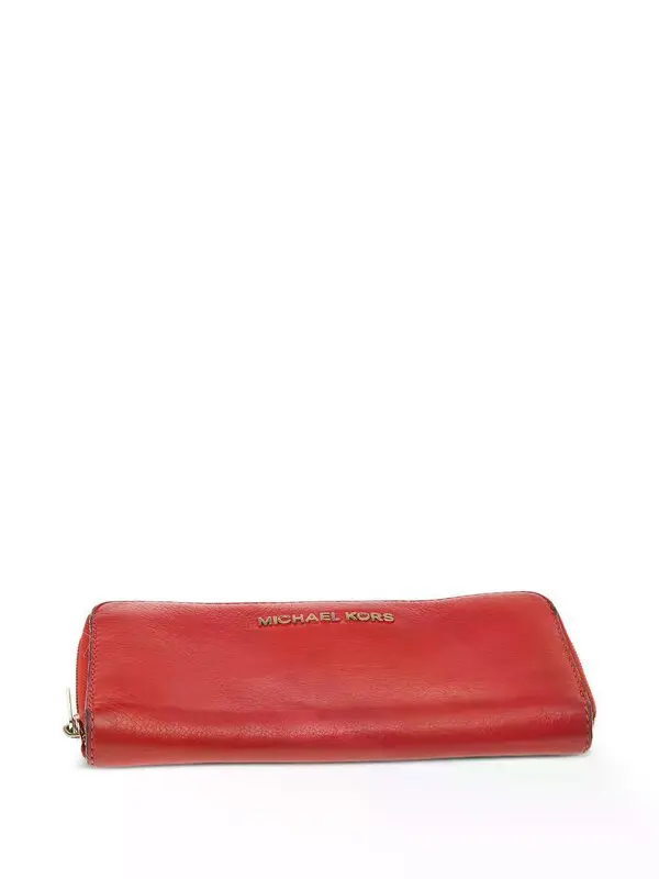 Michael Kors Pre-owned Leather Zip Wallet