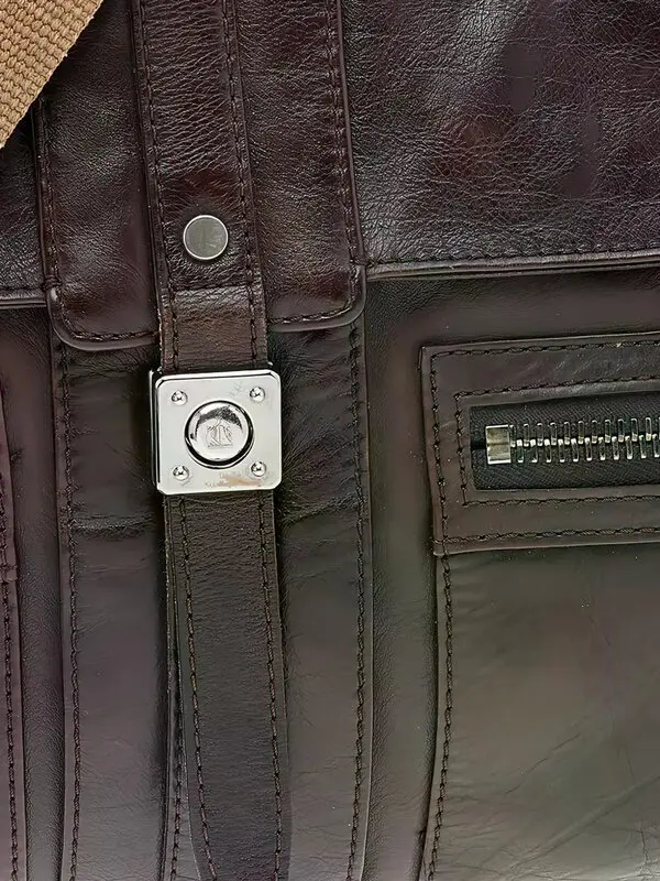 LANVIN Leather Shoulder Bag