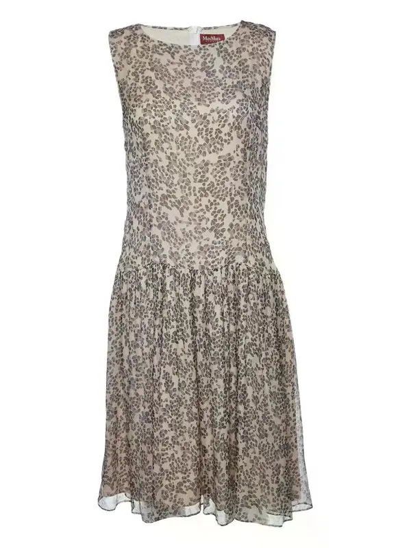 Max Mara Silk Printed Mini Dress