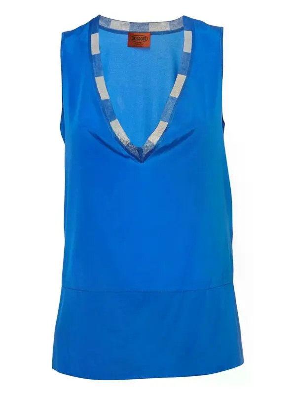 Missoni Silk-blend V-neck Top