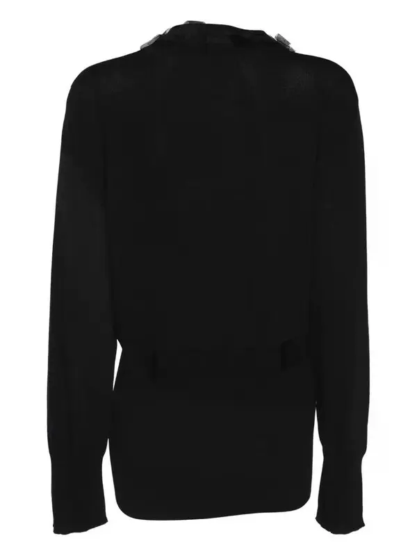 Marina Rinaldi Embellished Knit Top