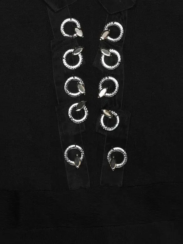Marina Rinaldi Embellished Knit Top
