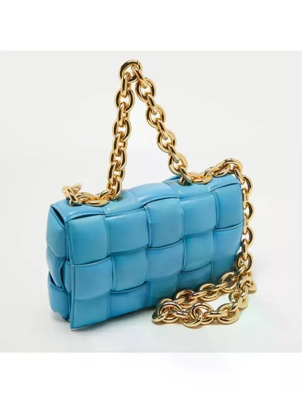 Bottega Veneta Cassette Shoulder Bag - Blue