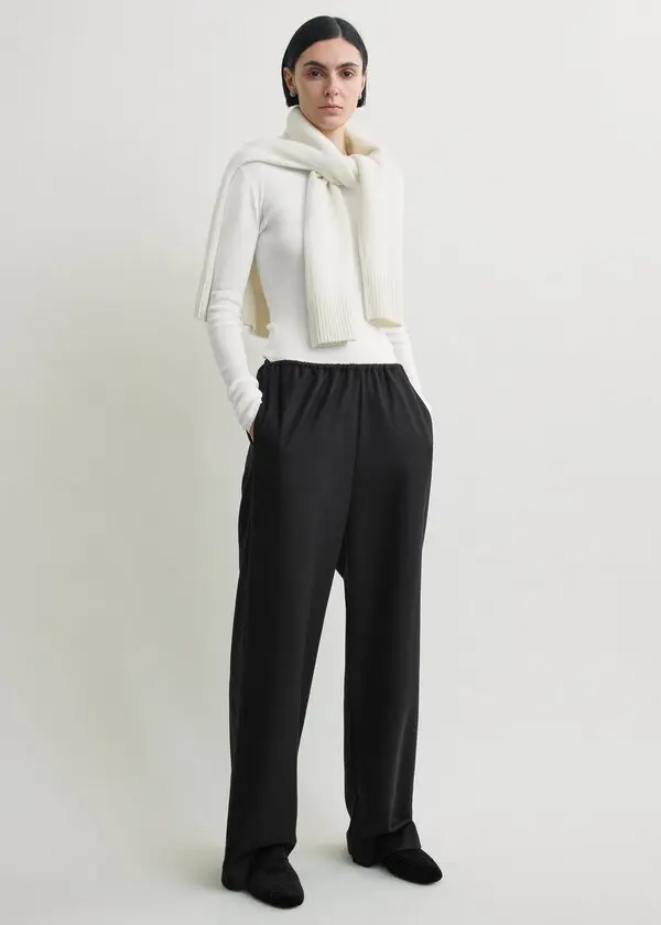 TOTEME Cashmere-wool Blend Trousers