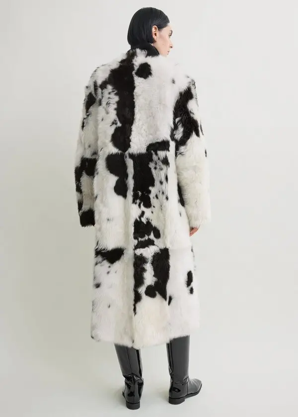 TOTEME Shearling Coat - Black
