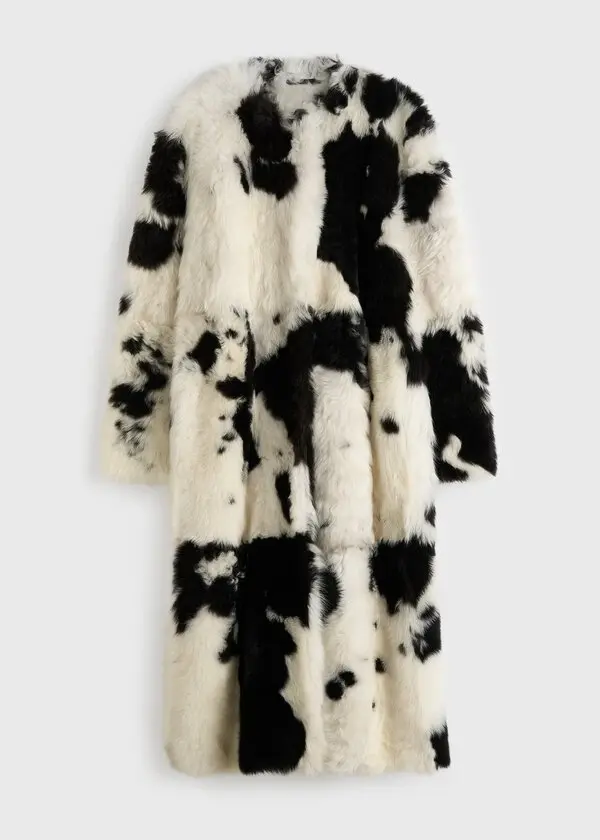 TOTEME Shearling Coat - Black