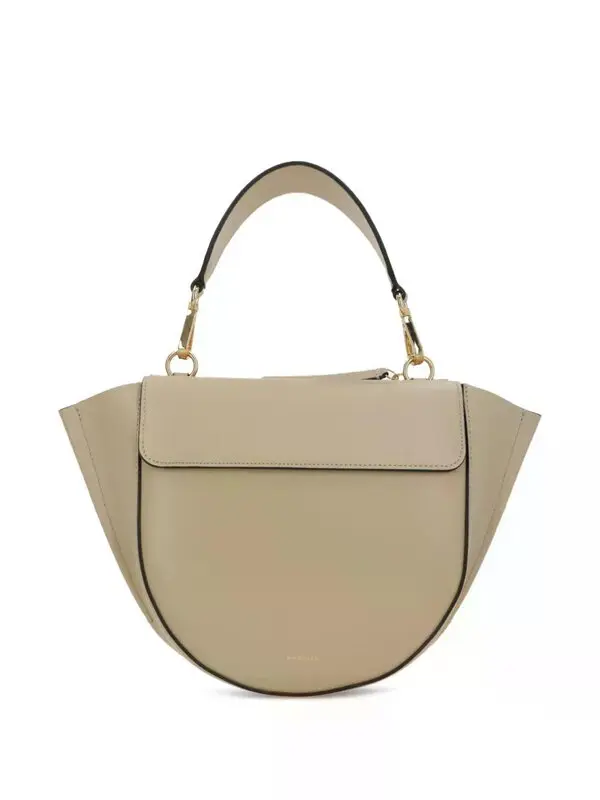 WANDLER Small Hortensia Leather Tote - Neutrals