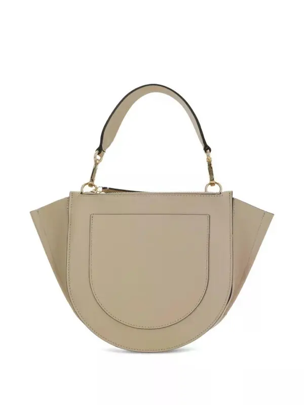 WANDLER Small Hortensia Leather Tote - Neutrals