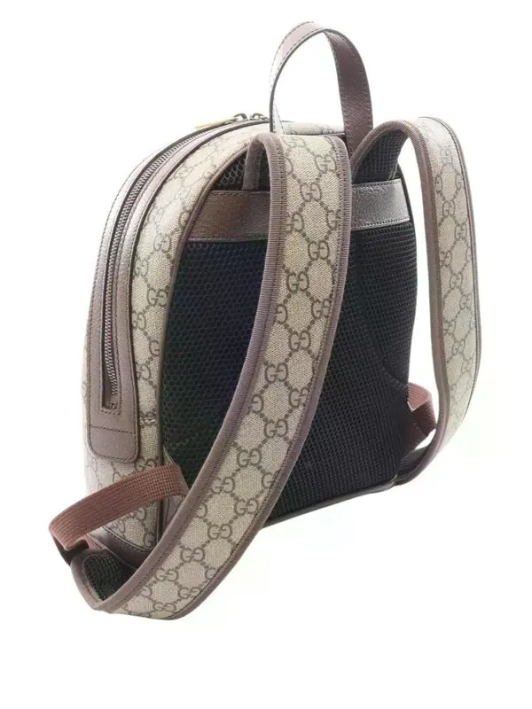 Gucci Small Gg Supreme Ophidia Web Backpack