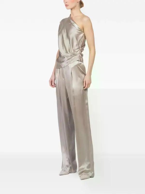 THE SEI Asymmetric-lapel Top - Neutrals
