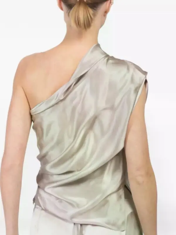 THE SEI Asymmetric-lapel Top - Neutrals