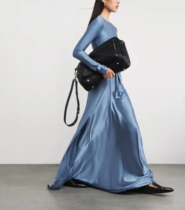 Victoria Beckham Satin Twist-waist Gown