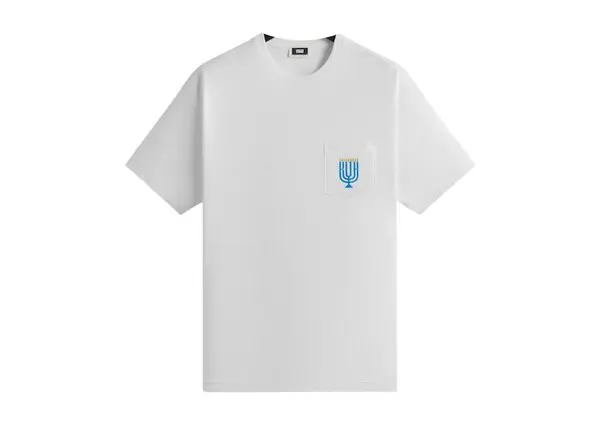Kith Hanukkah Olive Branch Pocket Tee Shirt