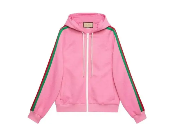 Gucci Gg Jersey Jacquard Zip Jacket
