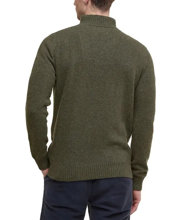 Barbour Nelson Essential Quarter Zip Sweater - Seaweed