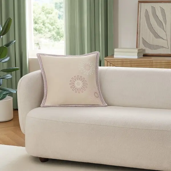 UGG Kirkwood Braid Decorative Pillow, 20 X 20 - Cream
