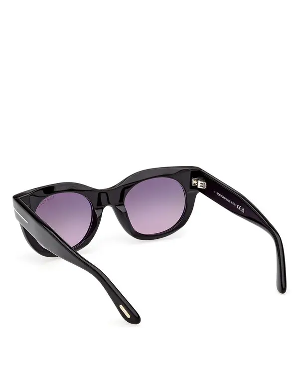 TOM FORD Round Frame Sunglasses
