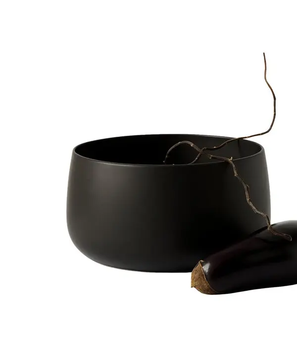 GHARYAN STONEWARE Serving Bowl - Matte Black