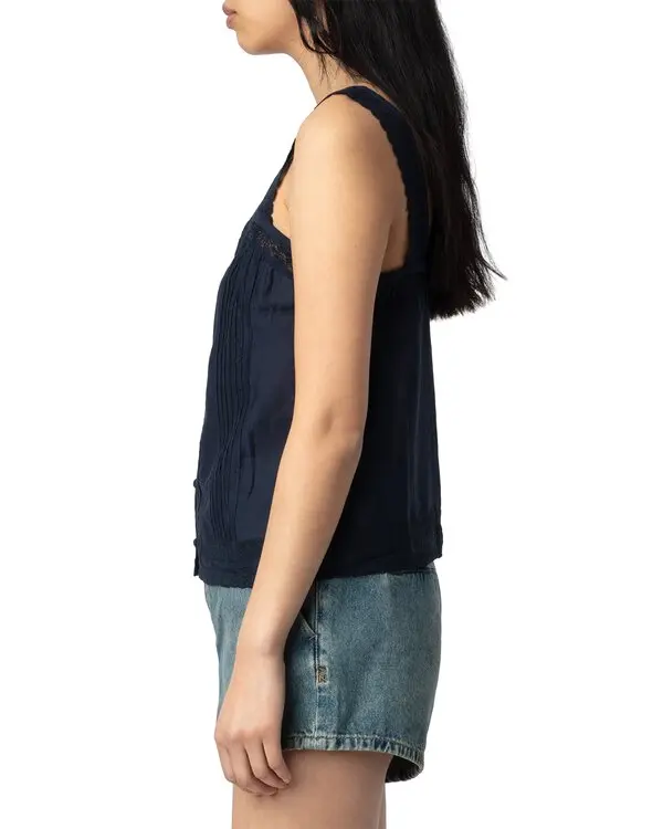 Zadig&Voltaire Celite Tomboy Top - Encre