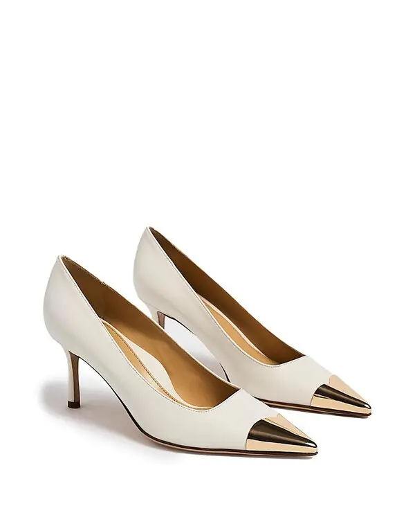 Marion Parke Nappa Ava Pump - Ivory