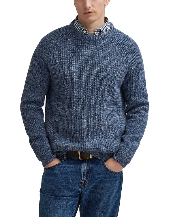 Barbour Horseford Wool Crewneck Sweater - River Blue